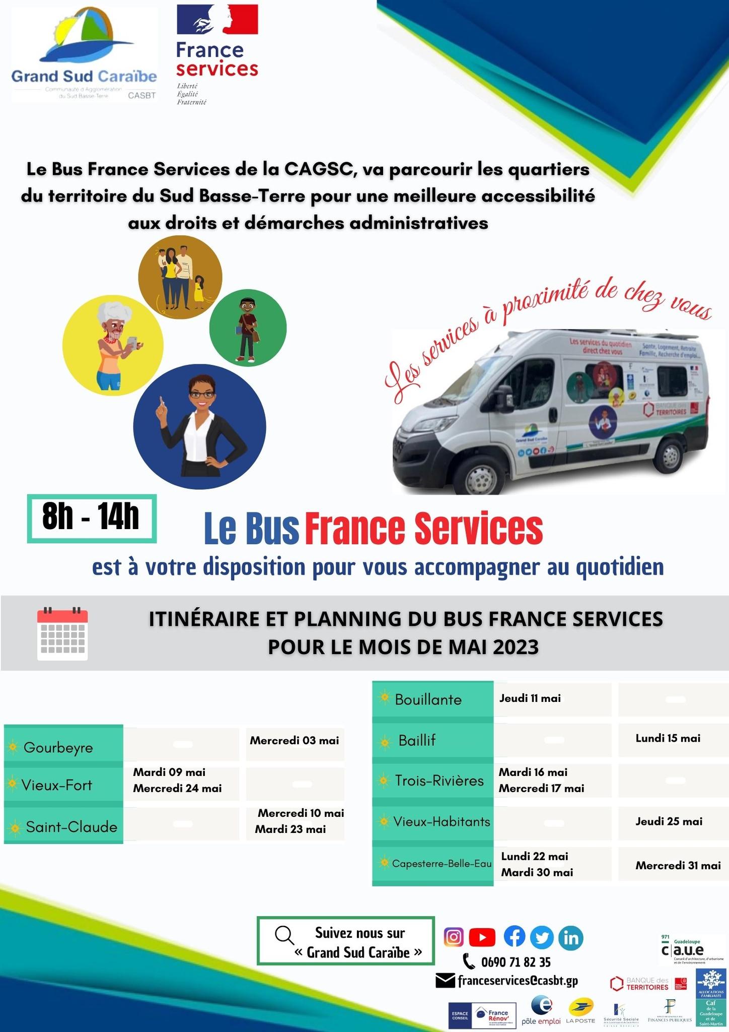 Le Bus France Service est à Vieux-Habitants - Communauté d ...