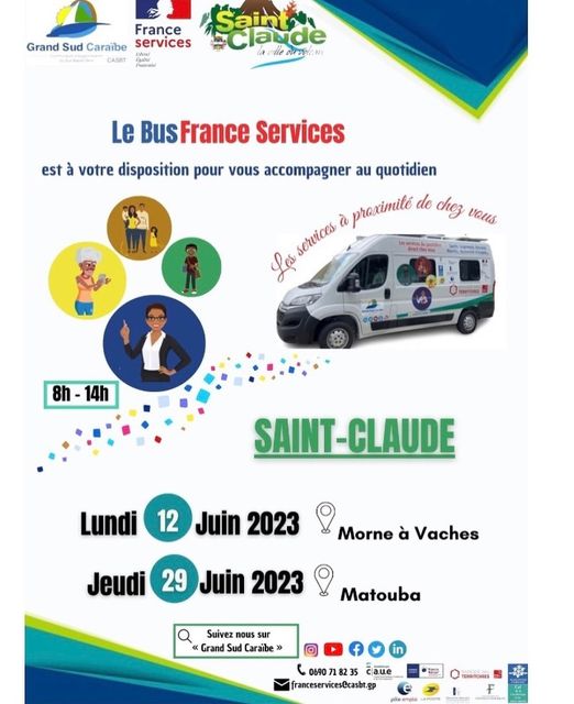 Le Bus France Service est à Saint-Claude - Communauté d'Agglomération ...
