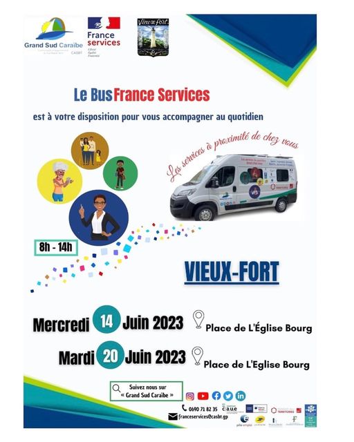Le Bus France Service est à Vieux-Fort - Communauté d'Agglomération ...